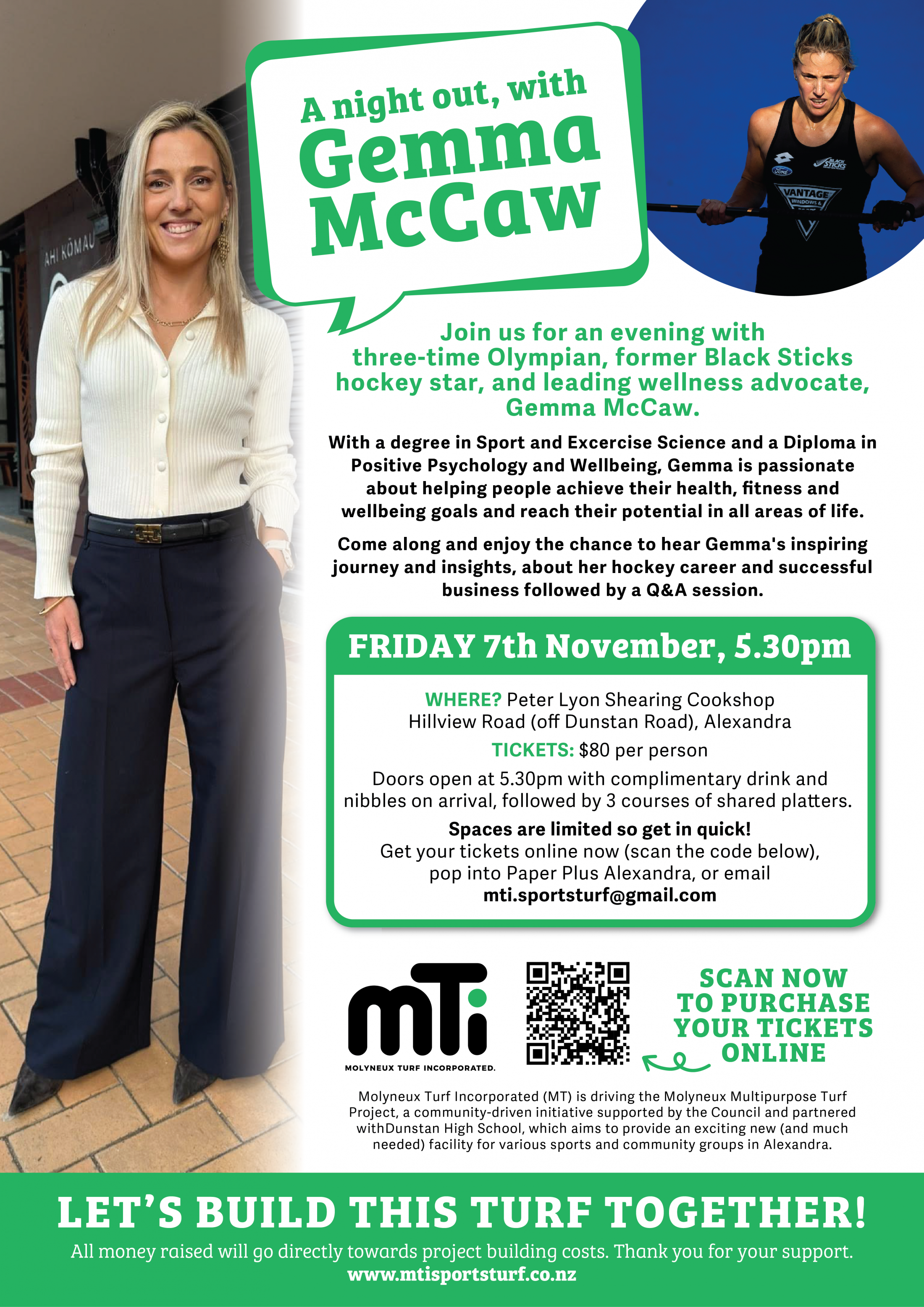 Fundraising Event with Gemma McCaw - Dunstan High School